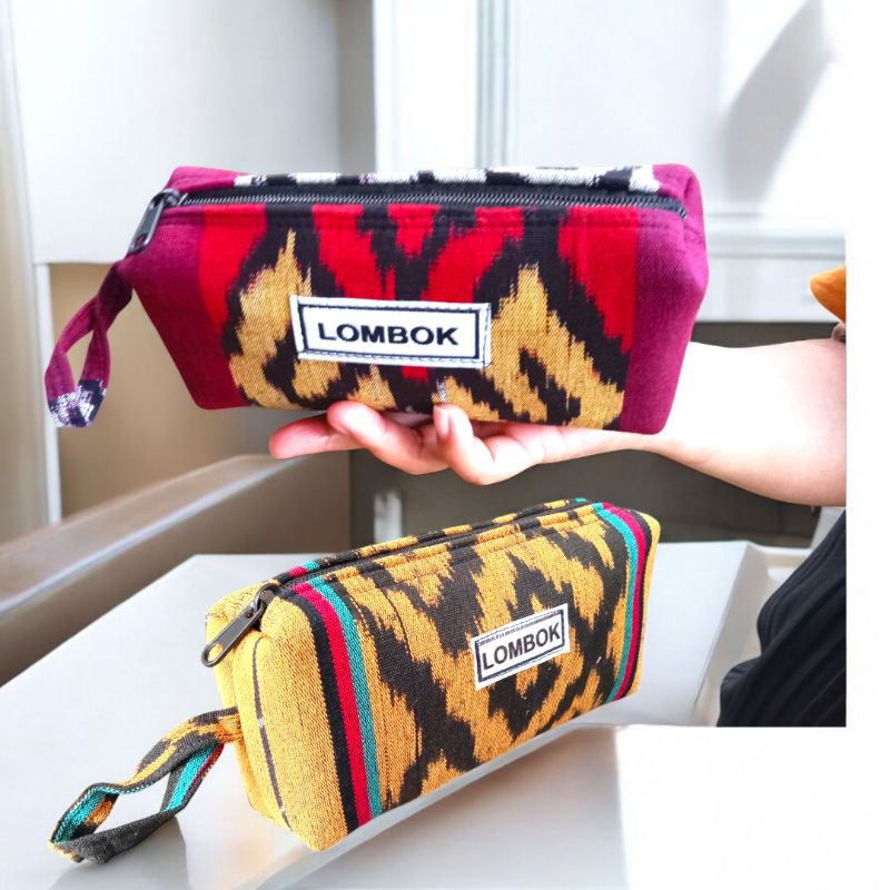Jual Oleh-Oleh Lombok Pouch/Dompet Hp Kembung Sedang Tenun Lombok Etnik ...