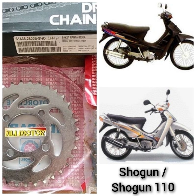 Jual Gir set gear paket shogun 110 S1435-2800S-SHO ori INDOPARTS ...