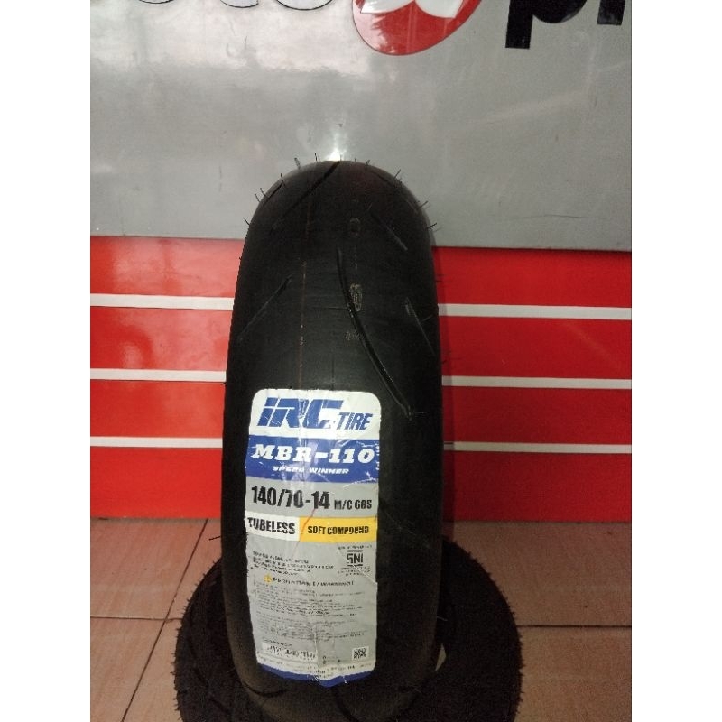 Jual Ban Motor Matic IRC MBR-110 Soft Compound 140 70 Ring14 Tubeless ...