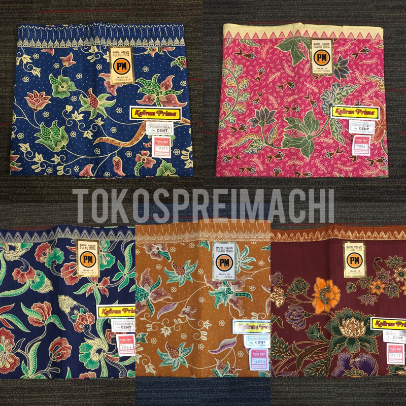 Jual Kain Samping Batik Wanita Cap Cent PM Kuning | Shopee Indonesia