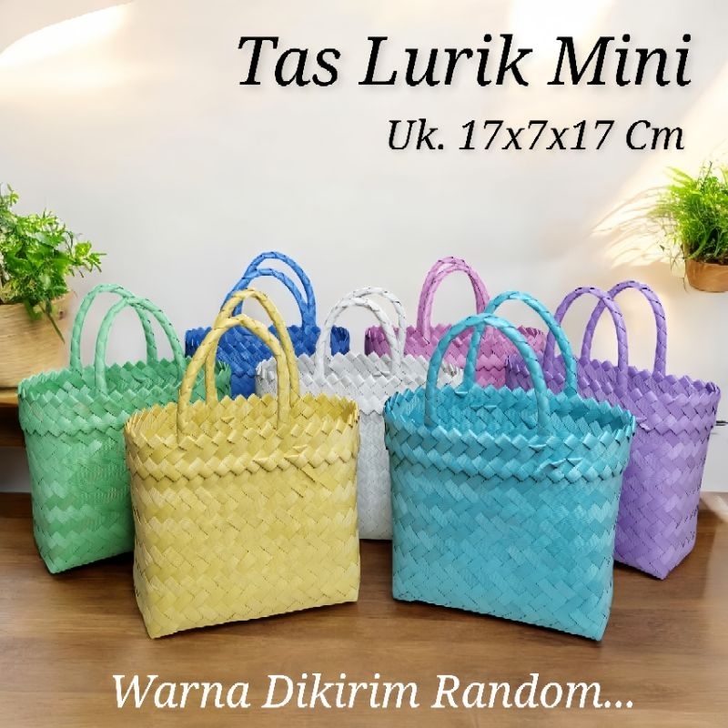Jual Tas Anyam Lurik Mini Tas Hampers Tas Belanja | Shopee Indonesia