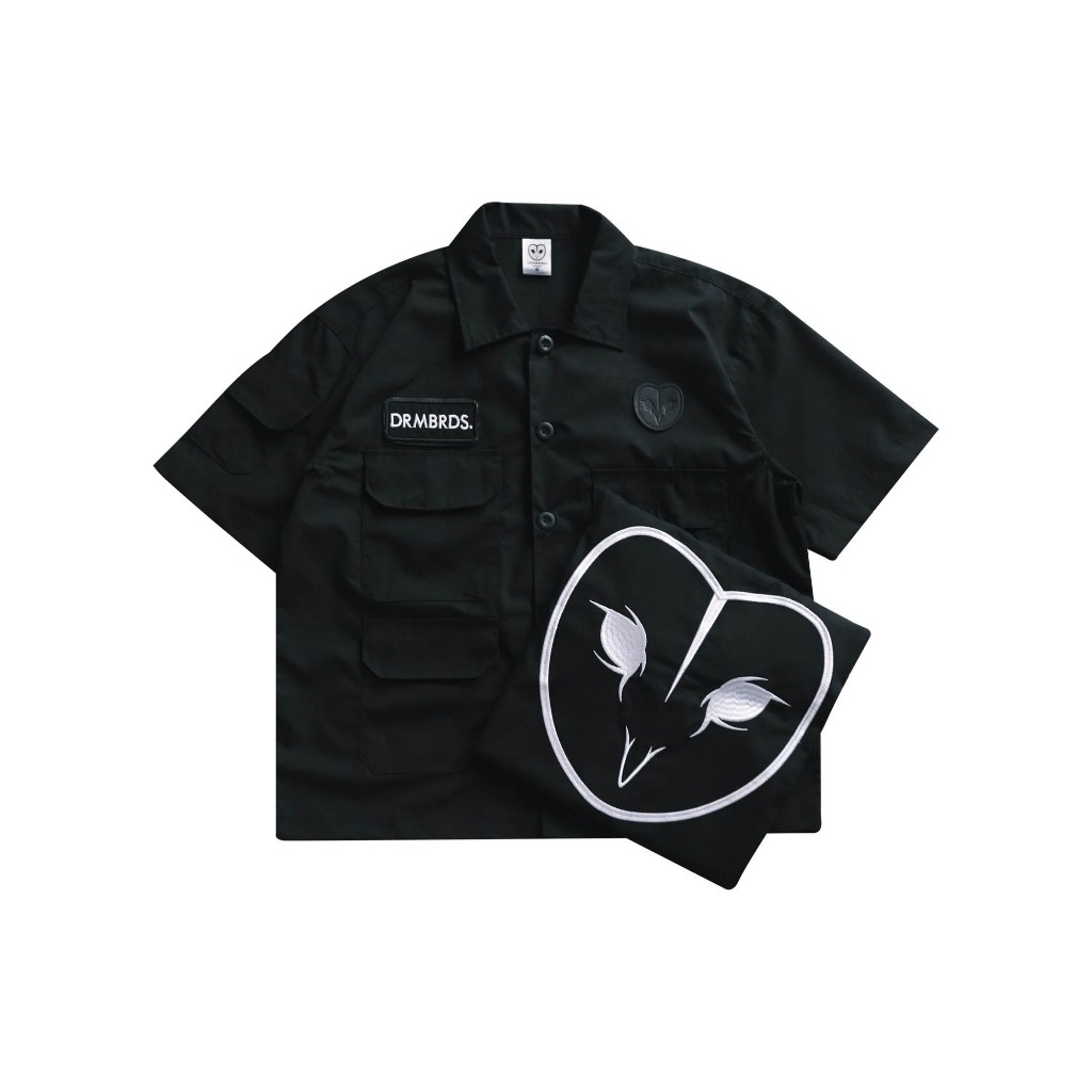 Jual DREAMBIRDS "CLASSIC LOGO" BLACK WORK SHIRT | Shopee Indonesia