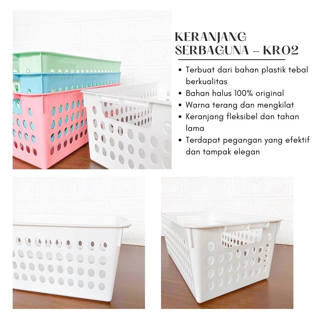 Jual Keranjang Mini Serbaguna Plastik Kr 02 | Shopee Indonesia