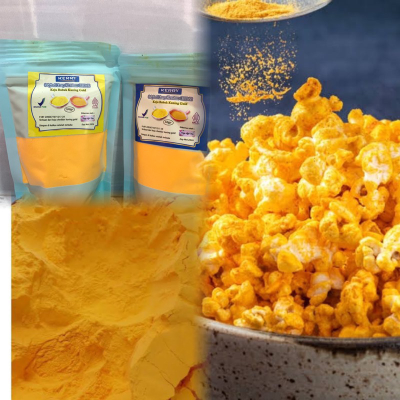 Jual keju kerry gold berat 50gr&100gr cheese powder keju kuning gold ...