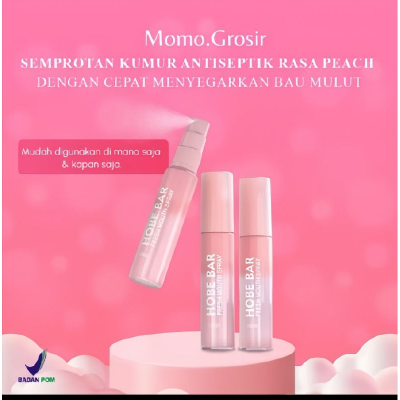 Jual [READY] HOBE BAR Probiotic Oral Spray Pengharum dan penyegar Mulut ...