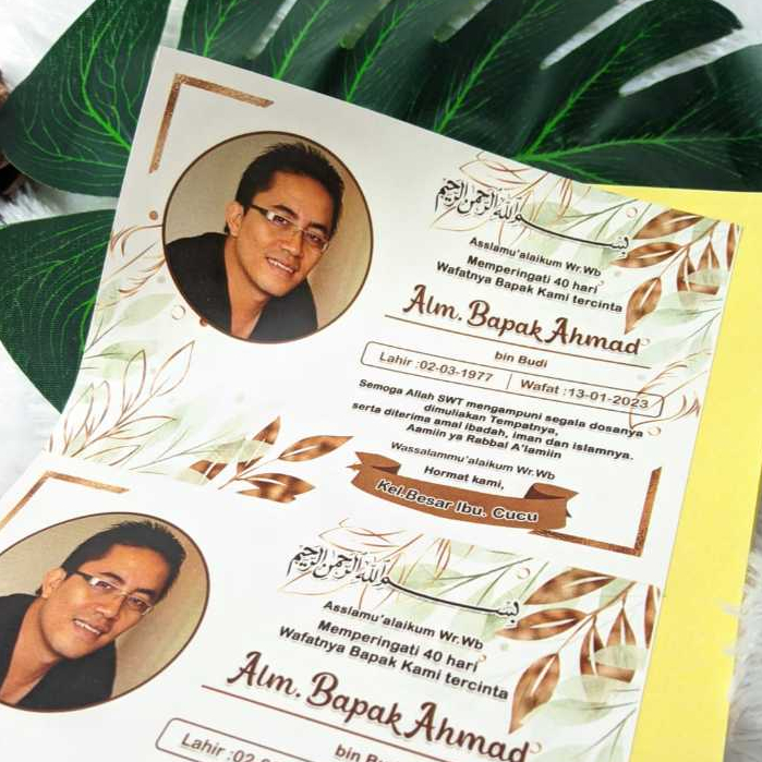 Jual Cetak Sticker Label Tahlil Stiker Dus Box Makanan Mengenang ...