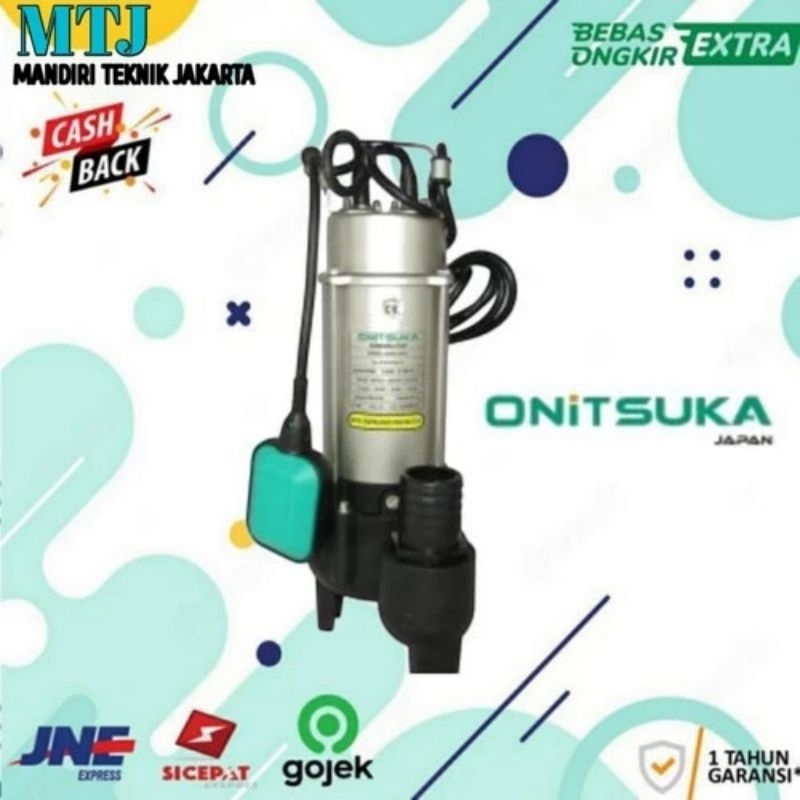 Jual Pompa Celup Air Kotor Sewage Pump ONiTSUKA OWS-203 220V 1/2HP 2inch | Shopee Indonesia