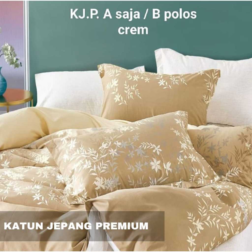 Jual Sprei Katun Jepang Import 140x200 Queen 160x200 King 180x200 Extra ...