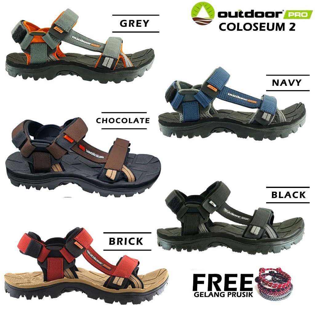 Jual Sandal Gunung Outdoor Adventure Coloseum dan Barbarian Original, Sendal Hiking Gunung ...