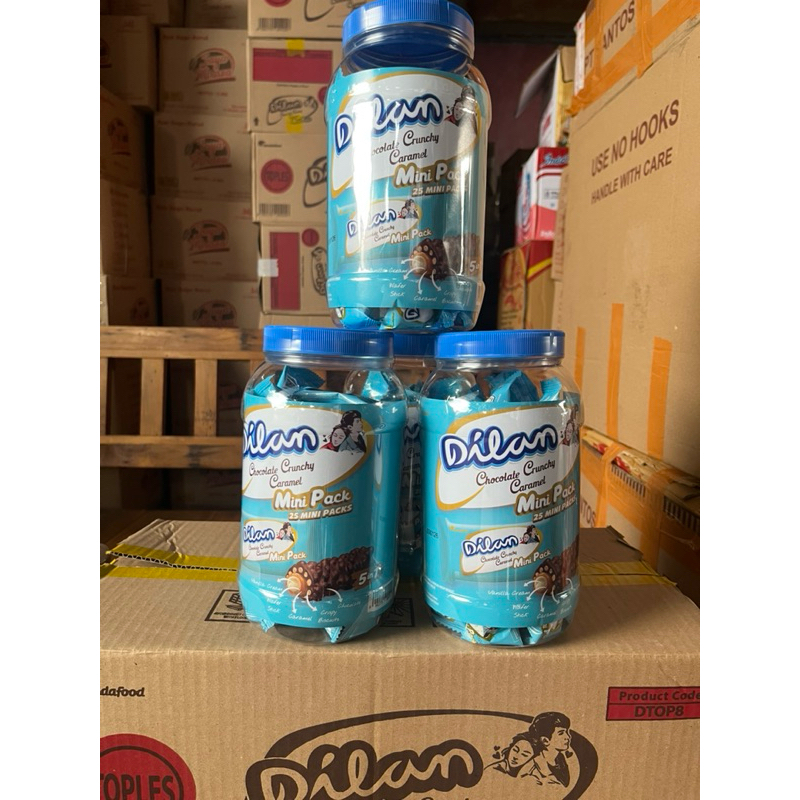 Jual Dilan Mini Pack Caramel Chocolate Crunchy | Shopee Indonesia