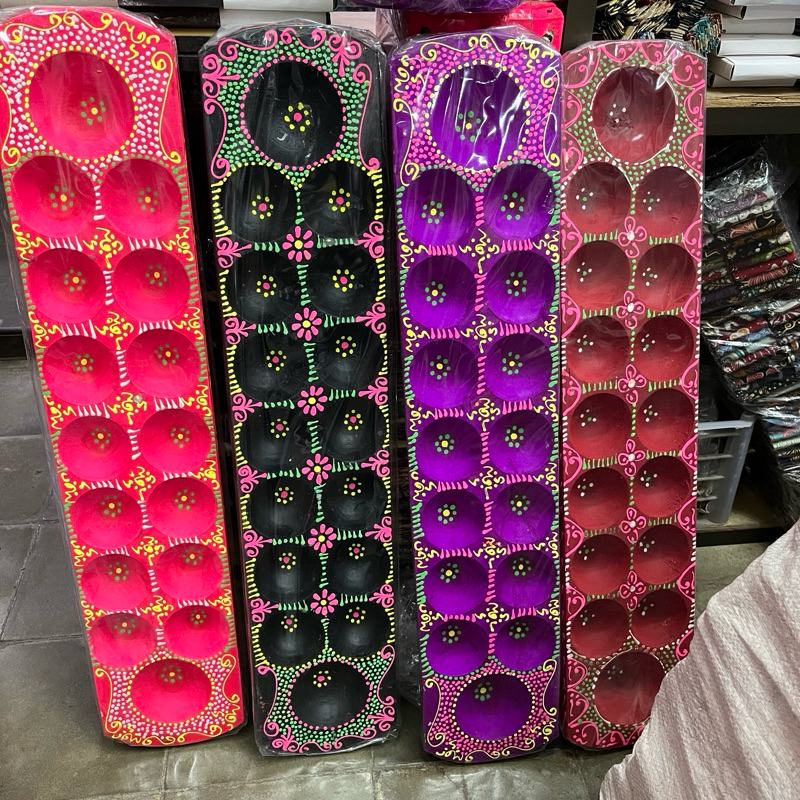 Jual Mainan Anak Congklak Besar / Mainan Tradisional Dakon (Bonus Biji ...