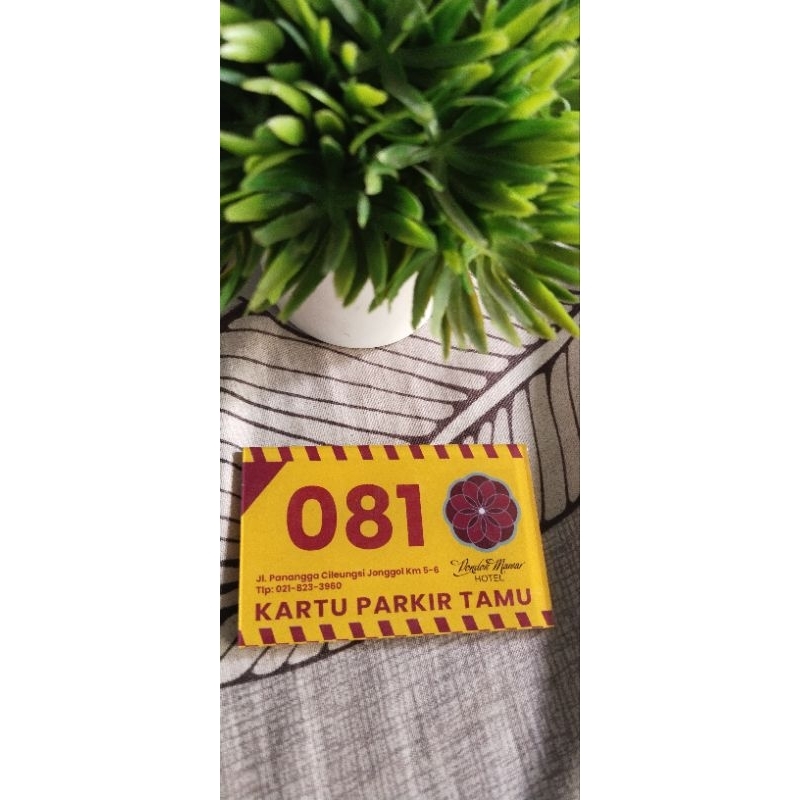 Jual Kartu Parkir Tamu, Kartu Antrian dan Kartu Tamu Perumahan | Shopee ...