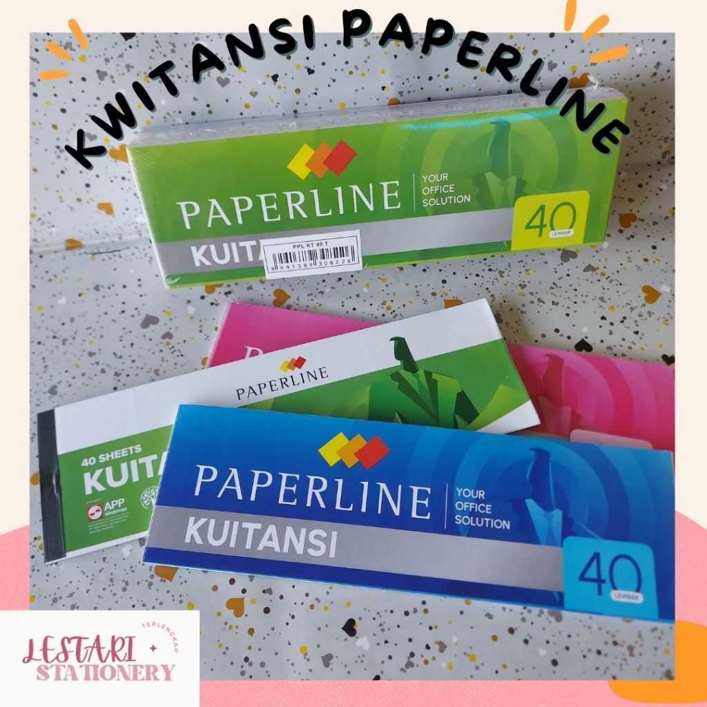 Jual {1PAK} Kwitansi Paperline Kecil | Kwitansi | Kuitansi 40 Lembar ...