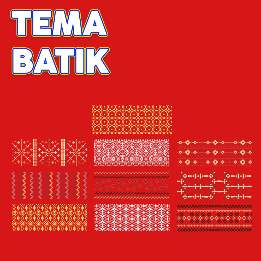 Jual SABLON SETRIKA SATUAN TEMA BATIK VOL.1 / SABLON DTF LANGSUNG PAKAI ...