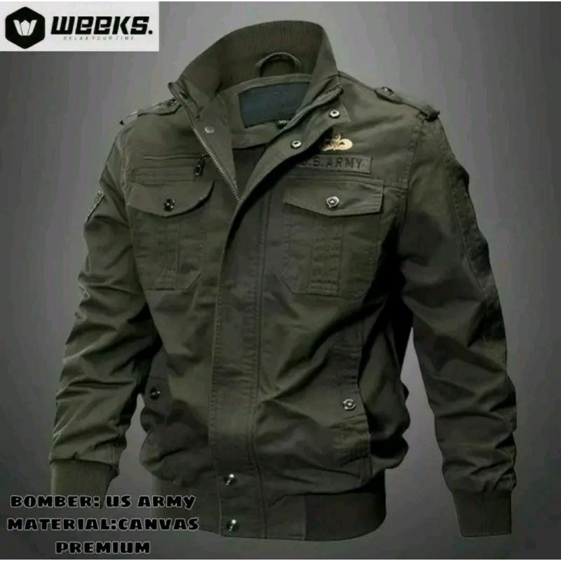 Jual jaket bomber us army pria jaket motor pria jaket distro jaket ...