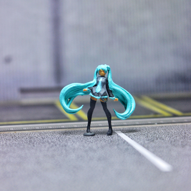 Jual Figure Hatsune Miku Anime 1:64 Miniatur Diorama Diecast Resin ...