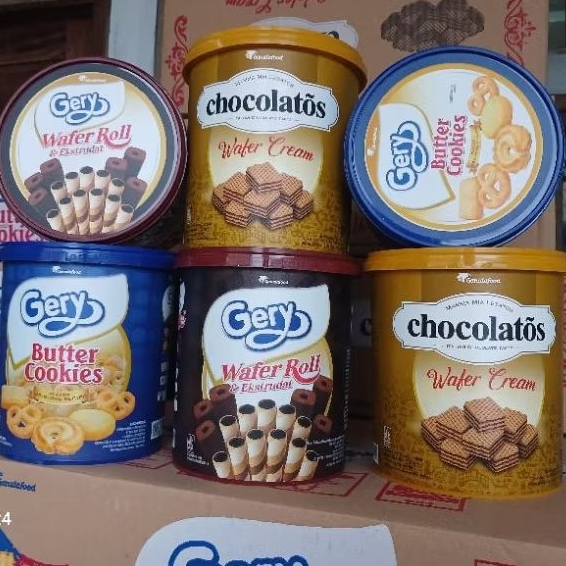 Jual ex 2026 roti, kue, wafer, gery coklat, gery butter cookies enak ...