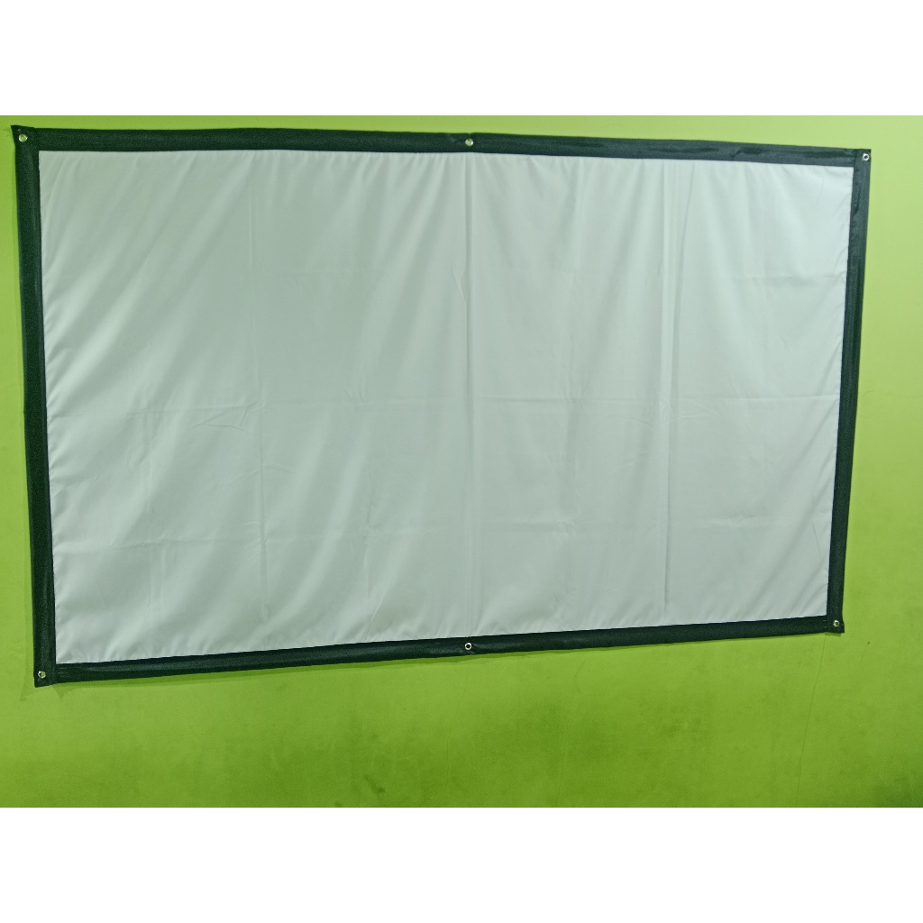 Jual kain layar proyektor mini uk 120x200cm model mata ayam | Shopee ...
