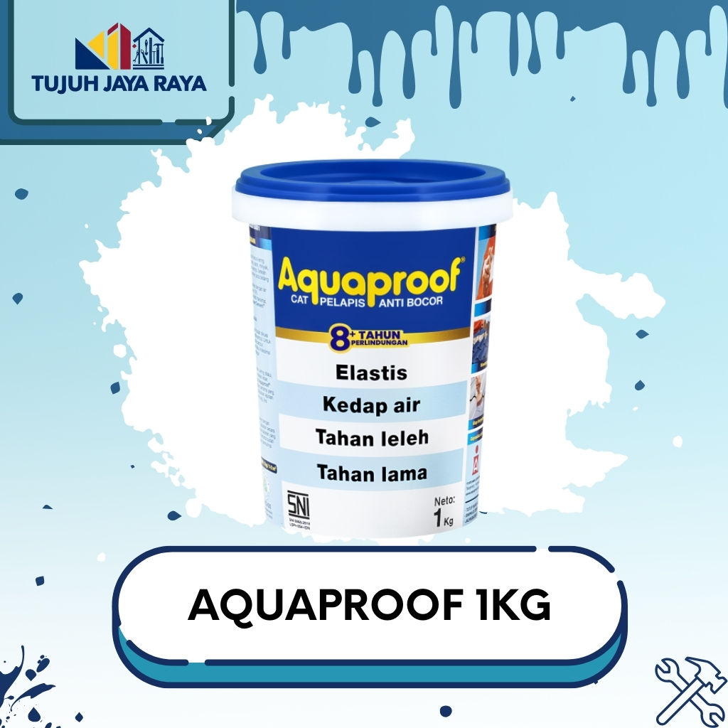 Jual Cat tembok. cat atap. cat anti bocor Aquaproof 1kg Original. warna ...