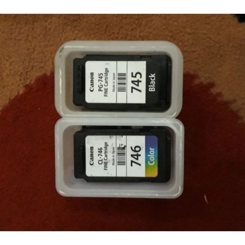 Jual CATRIDGE CANON PIXMA 745 746 SIAP PAKAI | Shopee Indonesia