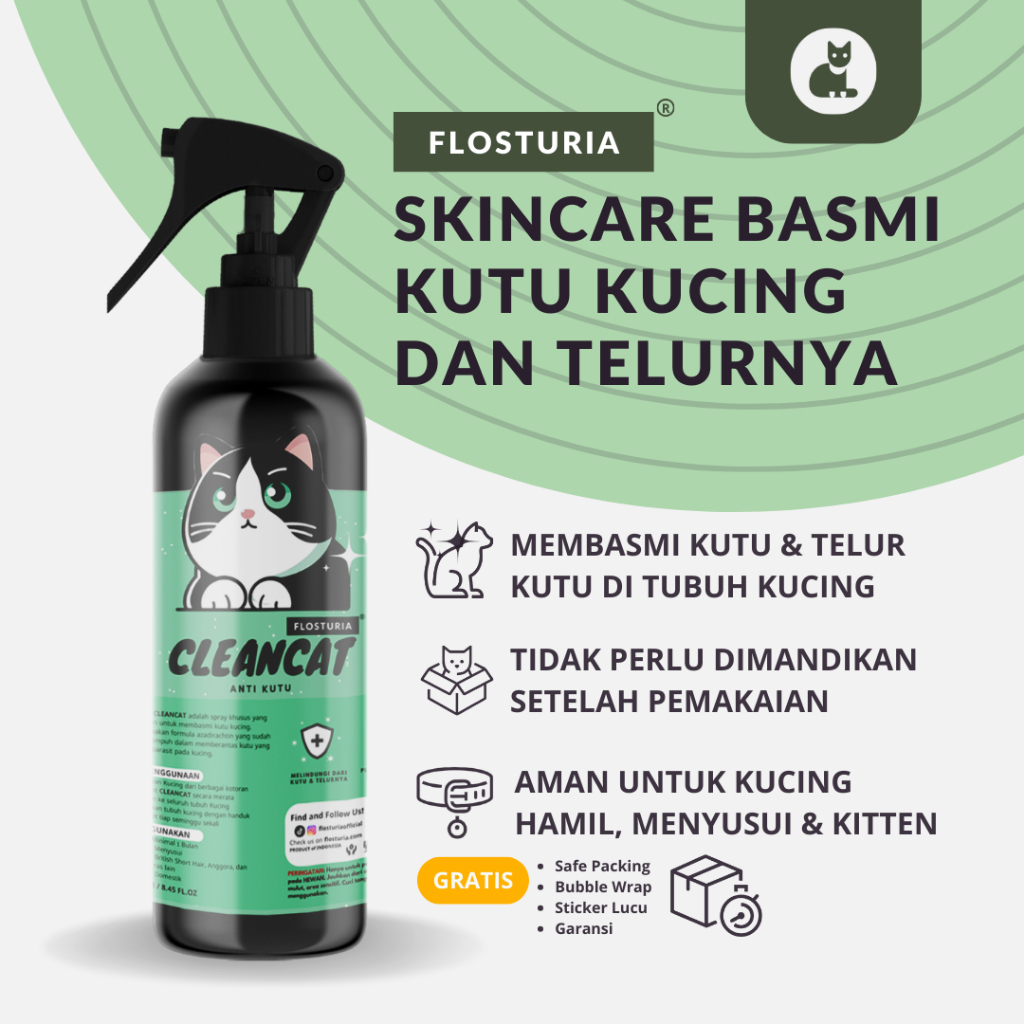 Jual Skincare Kutu Kucing & Anjing Anti Gatal Scabies Aman Untuk Kitten ...