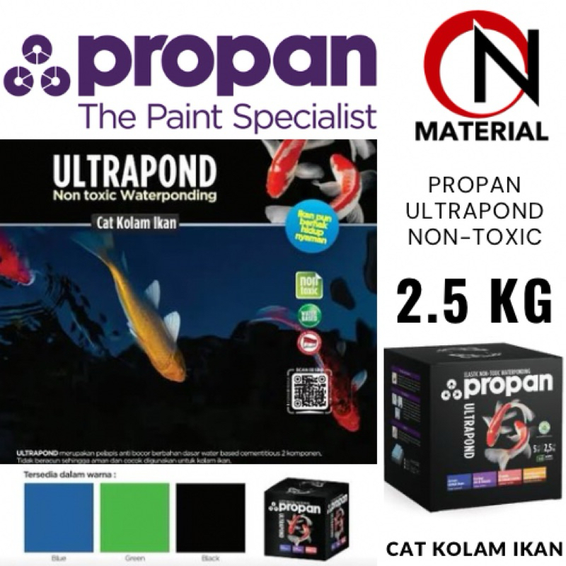 Jual Cat Kolam Propan Ultrapond 2,5 KG Water Based 2 Komponen | Elastis ...