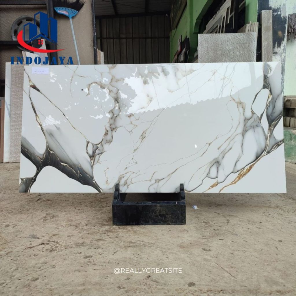Jual Granite lantai 60x120 motif marmer glazed polished keramik dinding ...