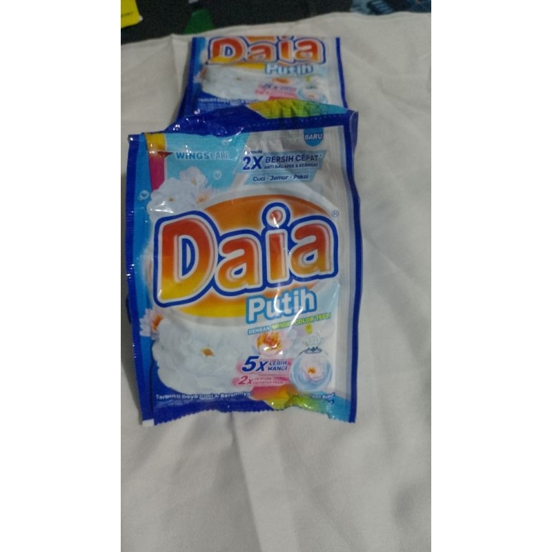 Jual daia deterjen bubuk 1000 an (6 sachet /renceng) daia sachet isi 6 ...