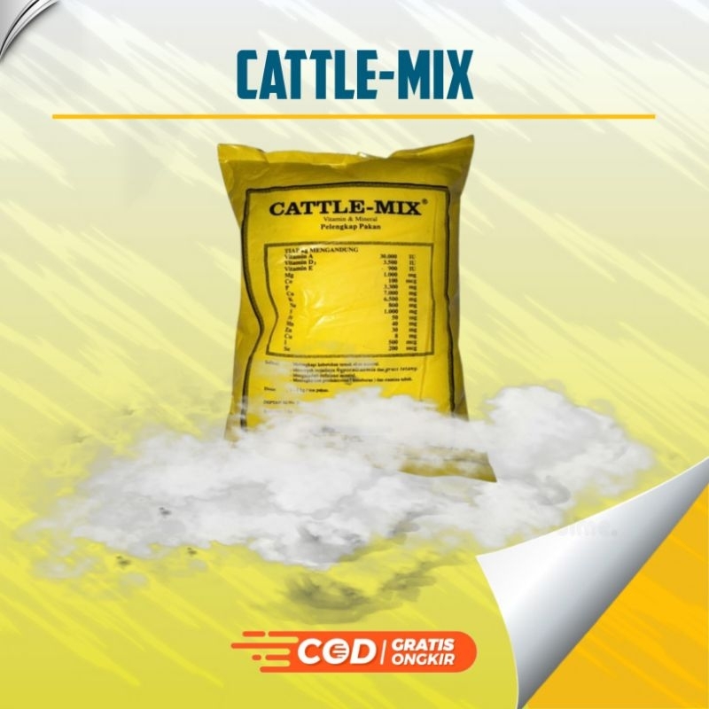 Jual Cattle Mix Cattlemix Cattle-Mix 1 kg Vitamin dan Mineral Sanbe ...