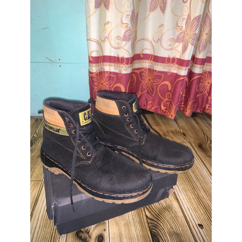 Jual Sepatu Seken Boots safety caterpillar | Shopee Indonesia