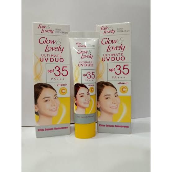Jual Deza - Kemasan Baru..!! Glow & Lovely Ultimate UV Duo SPF35 || SPF50 Krim Vit C (Tersedia 3 ...