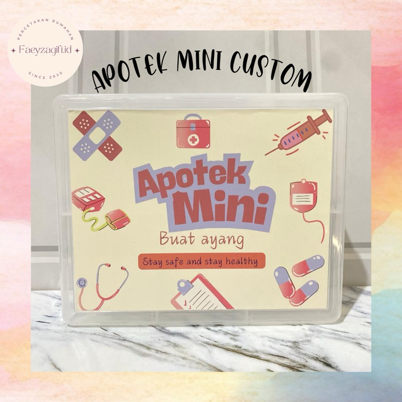 Jual APOTEK MINI READY STOCK GIFT BUAT PACAR HEALTHY HAMPERS VITAMIN ...
