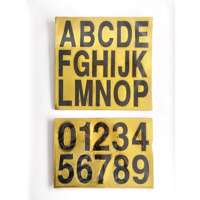 Jual Sticker Huruf Angka Dekorasi Gold | Shopee Indonesia