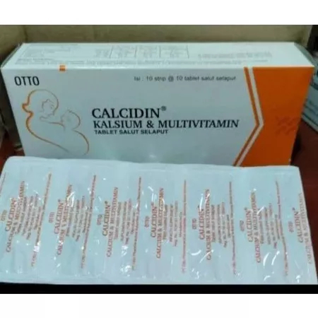 Jual CALCIDIN Film- Coated tablet 100 Tablet - Suplemen kalsium ...