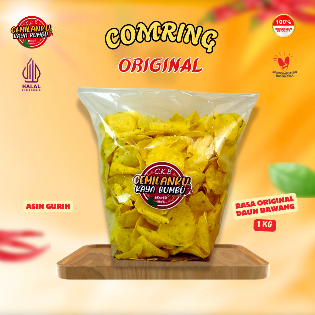 Jual Cemilanku - 1Kg Kecimpring Singkong Bawang Daun Rasa Asin Gurih ...
