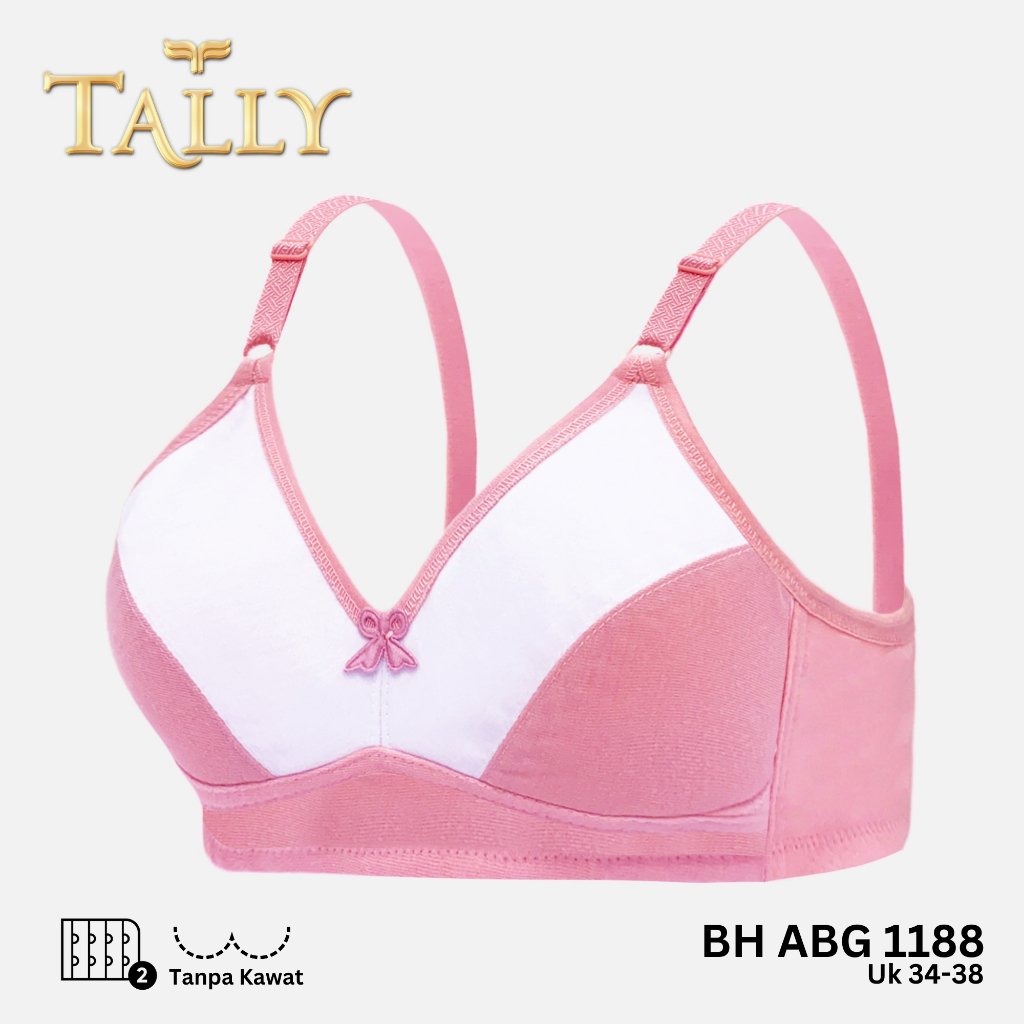 Jual TALLY BH 1188 Bra Remaja Busa Tipis Tanpa Kawat Bahan Katun CUP A ...