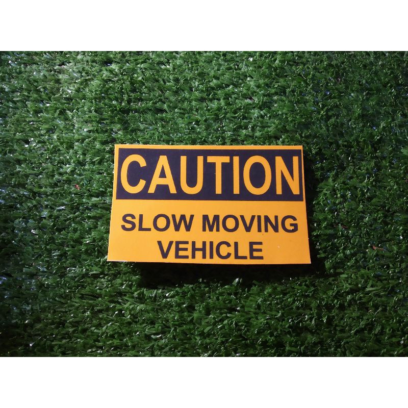 Jual stiker vinyl slow moving vehicle | Shopee Indonesia