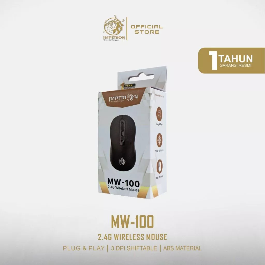 Jual Mouse Imperion MW100 Wireless -00329 | Shopee Indonesia