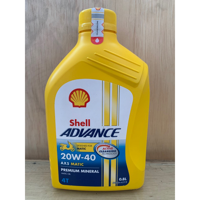 Jual Shell Advance Matic Oil A+20W-40 AX5 Premium Mineral 4T | Shopee ...