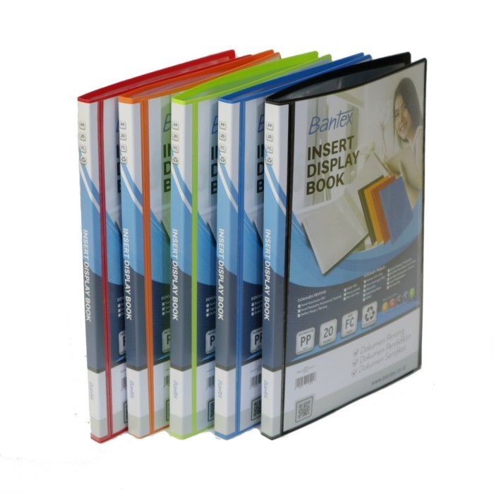Jual Bantex Insert Display Book PP Folio/F4 20 pocket # 3183I (pcs ...