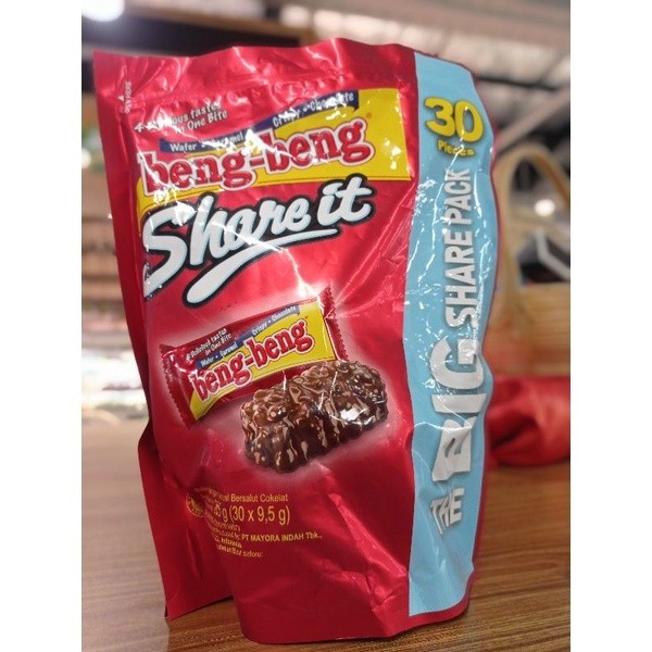 Jual BENG-BENG WAFER CHOCOLATE SHARE IT (1 PACK ISI 25 PCS) | Shopee ...
