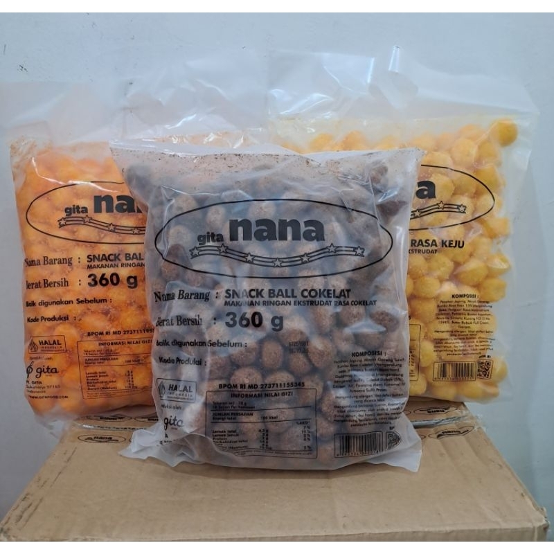 Jual Nana Snack Ball 360 gr | Shopee Indonesia
