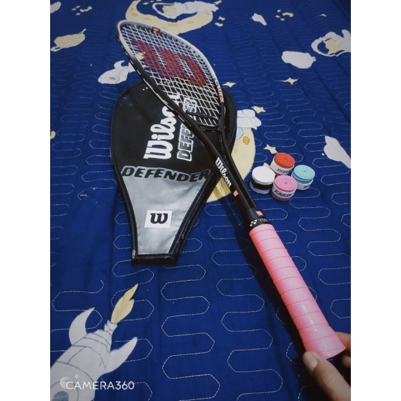 Jual RAKET TENIS SQUASH WILSON DEFENDER BEKAS SIAP PAKAI | Shopee Indonesia