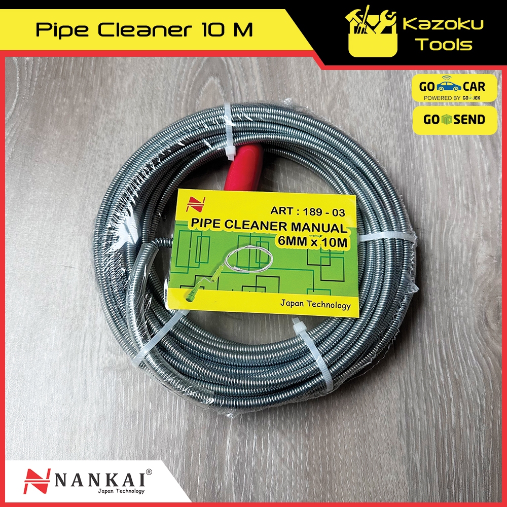 Jual Pipe Cleaner / Alat Pembersih Pipa Tersumbat Manual 10 M - NANKAI | Shopee Indonesia