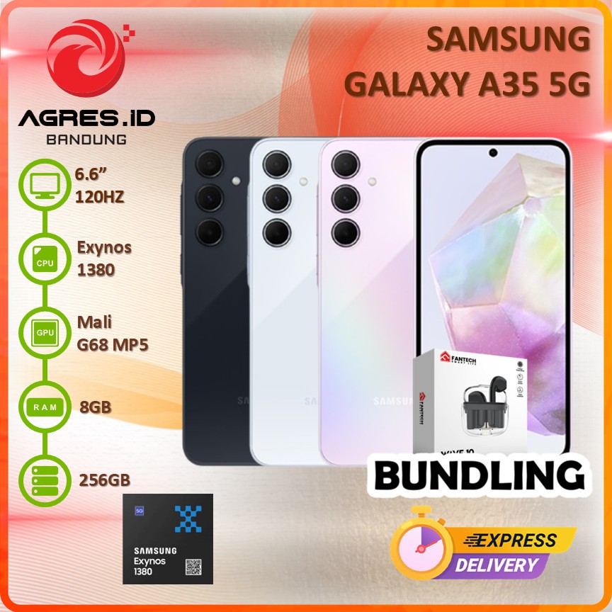 Jual SAMSUNG GALAXY A35 5G 8GB 256GB GARANSI RESMI INDONESIA | Shopee Indonesia