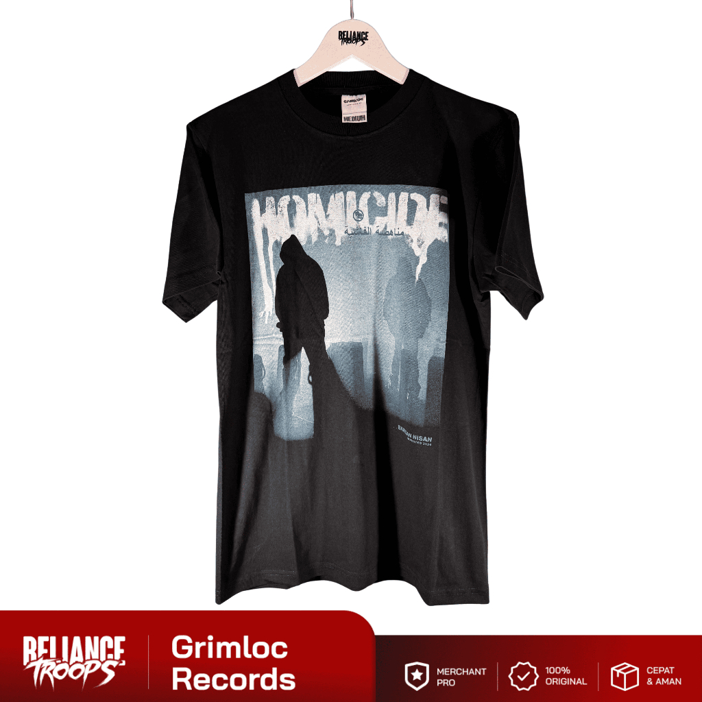 Jual T-shirt Official | Homicide - Barisan Nisan (2024) | Shopee Indonesia