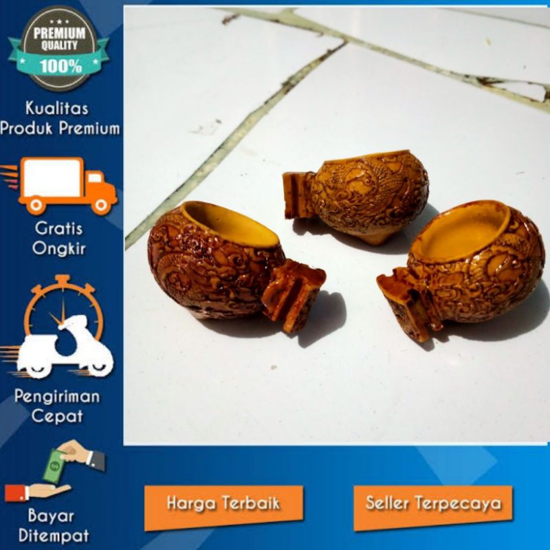 Jual cepuk pakan minum burung fiber motif pernish | Shopee Indonesia