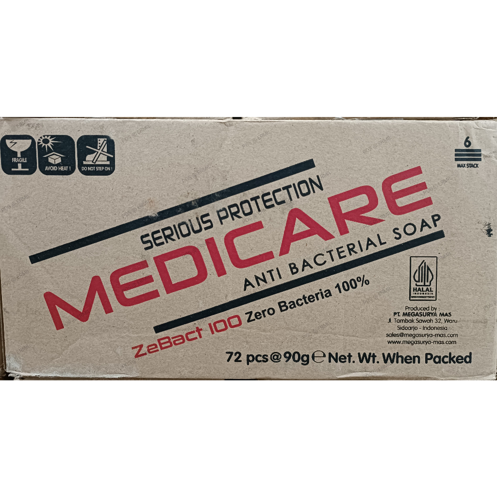 Jual Sabun Medicare Anti Bacterial Bar Soap (DUS - 72 Pcs) | Shopee ...