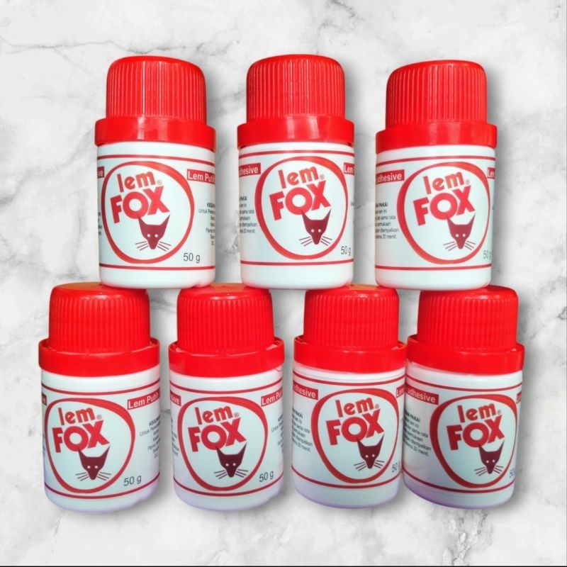 Jual LEM FOX PUTIH 50g (1 Lusin) Grosir / LEM KERTAS / LEM KARTON / LEM ...