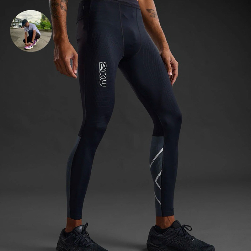 Jual 2XU Men's MCS Light Speed REACT Compression Tight | Shopee Indonesia